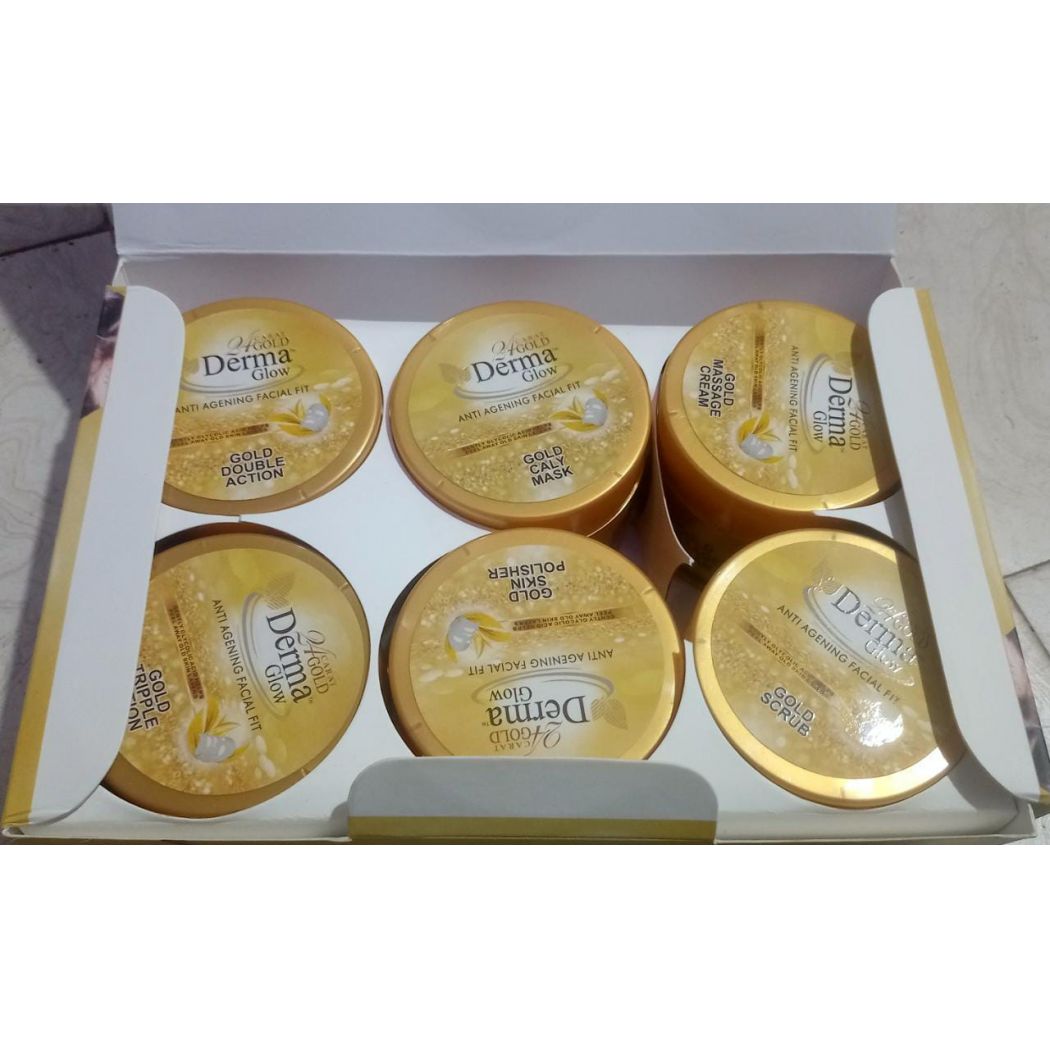 Derma Glow 24 Carat Gold Anti Agging Facial Kit Prices in Pakistan ...