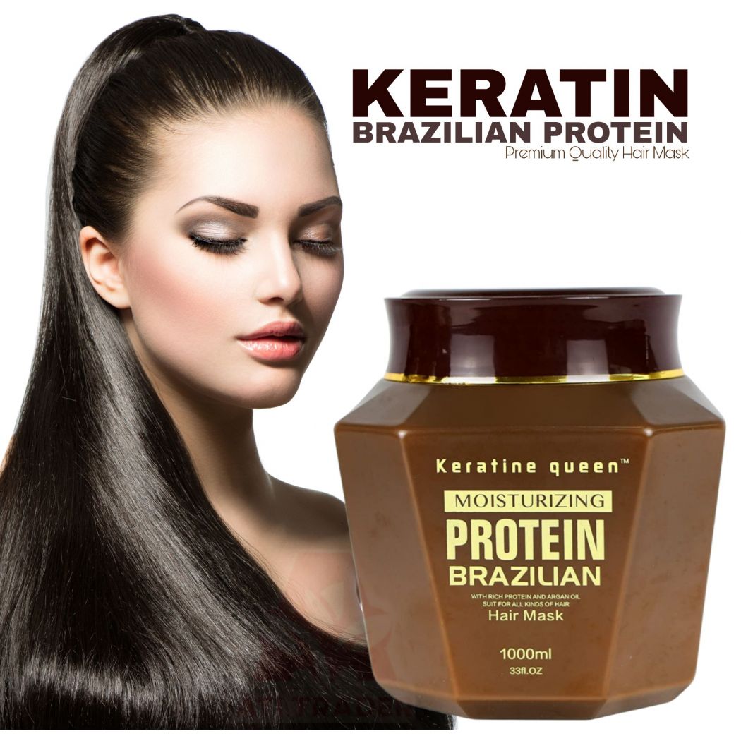 Keratin Queen Moisturizing Hair Mask Hair Growth Protein Brazilian Hair ...