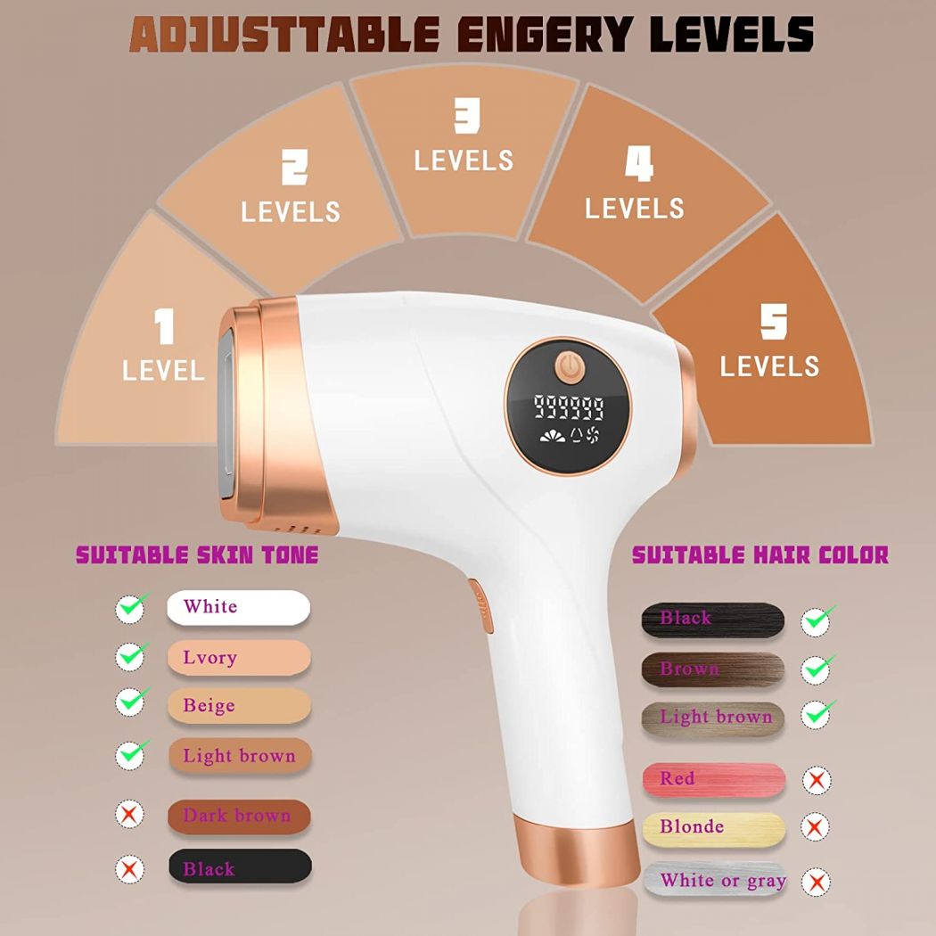 Permanent Electric Epilator Laser Full Body Hair Remover Machine ...