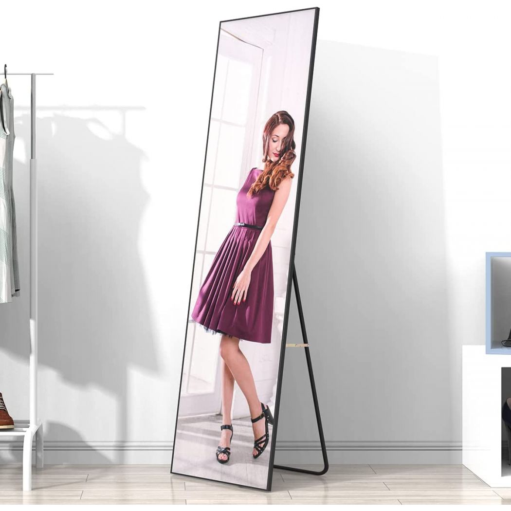 Beauty Salon Makeup Standing Body Floor Mirror and Hanging Mirror ...