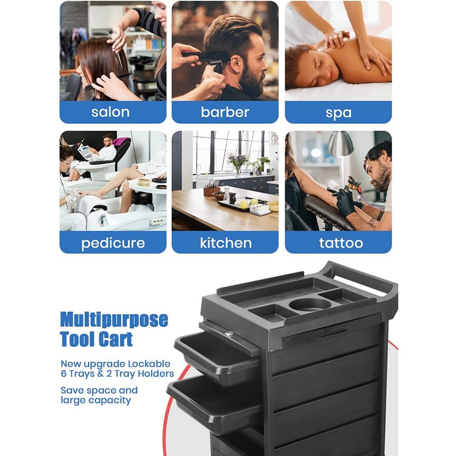 Professional Storage Cabinet Tool Organizer Trolley for Salon Prices in ...